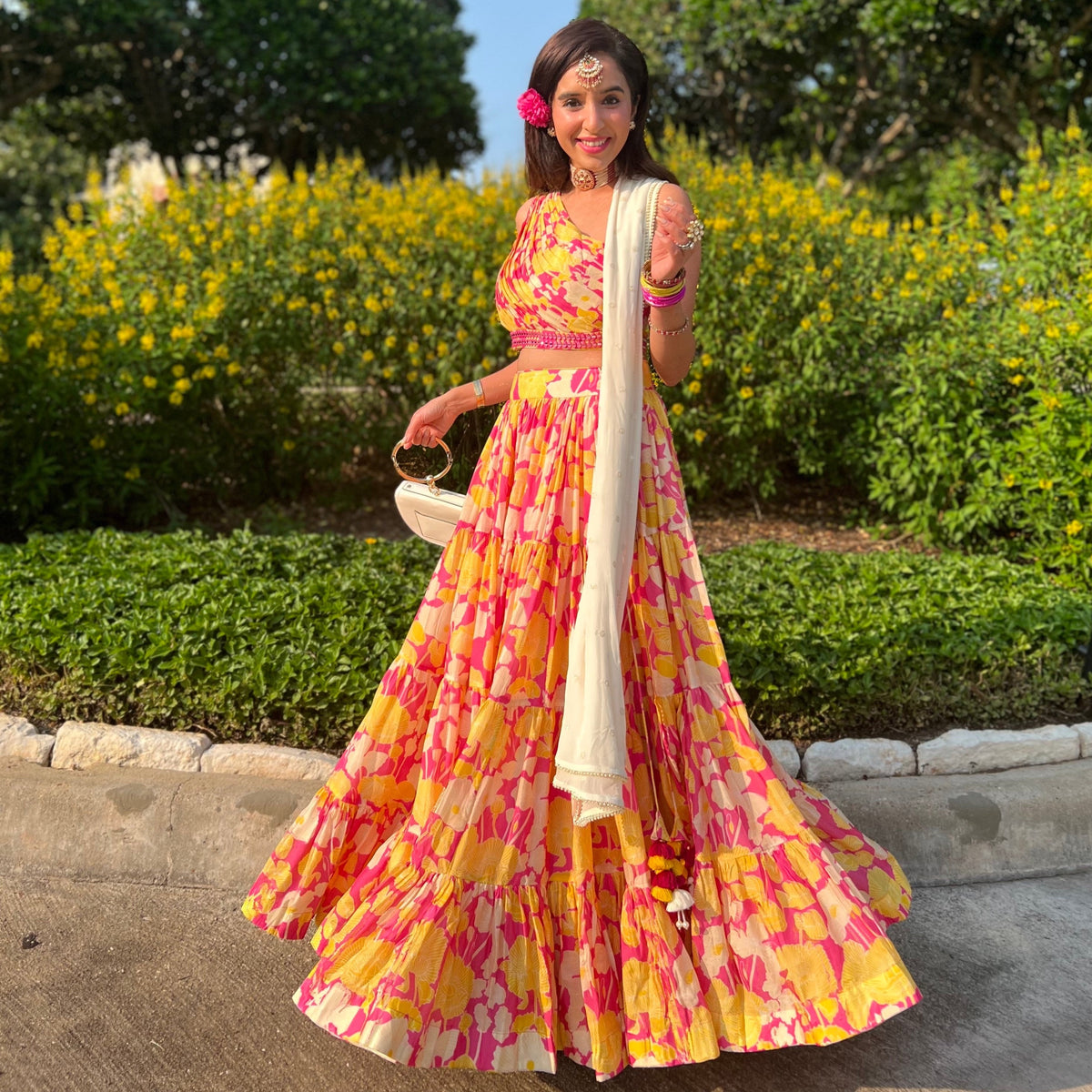 Shoba Floral Set - Noor – Trupti Bhula
